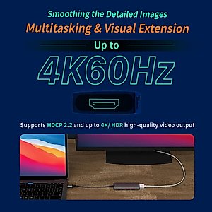 ADAM elements USB-C Gen2 Hub/Laptop Docking Station – CASA Hub A05 5in1 Multiport Adapter for Mac & PC Series - USB-A 3.1 Gen2 x2, HDMI, SD & microSD Card Reader