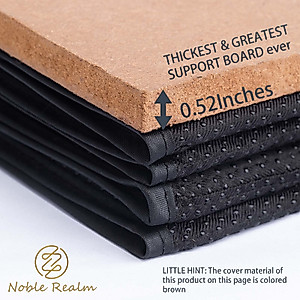 NobleRealm® 𝑻𝒉𝒊𝒄𝒌𝒆𝒔𝒕 | 𝑭𝒊𝒓𝒎𝒆𝒔𝒕 Frame (Thickness 0.52 in) Sofa Cushion Support Board & Machine-Washable, Anti-Slipped & Couch Cushion Replacement