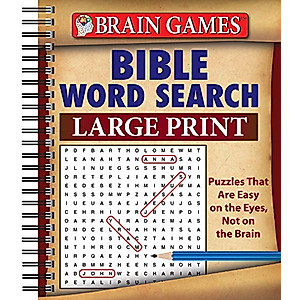 Brain Games - Bible Word Search (Large Print)