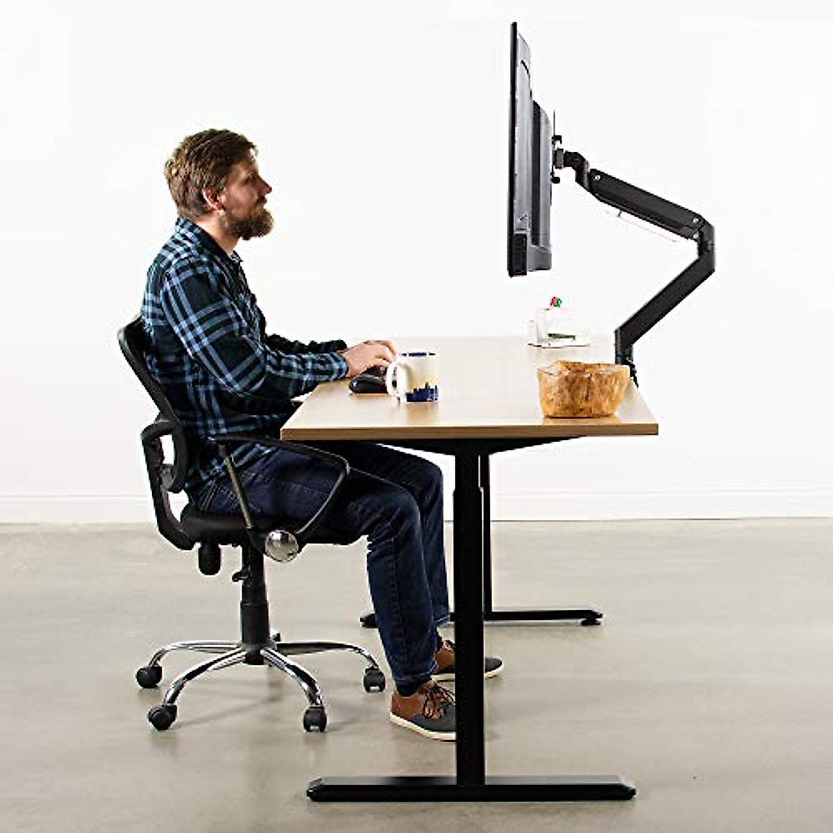 VIVO Steel VESA LCD LED TV Mount Adapter Plate Bracket for Screens 32 to 55 inches, Conversion Kit for VESA up to 400x200mm, MOUNT-AD4X2