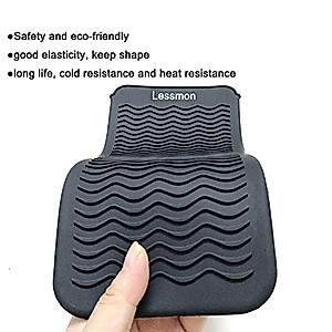 Heat Resistant Mat Pouch and Heat Resistant Glove for Curling Irons, Hair Straightener, Flat Irons and Other Hair Styling Tools 11.5" x 6", Black