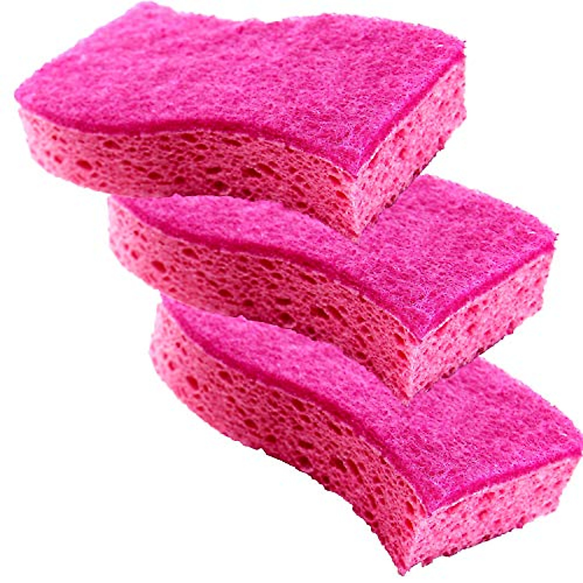 Scotch-Brite Brite Delicate Sponge, 3 Count (Pack of 8), Multi-Color