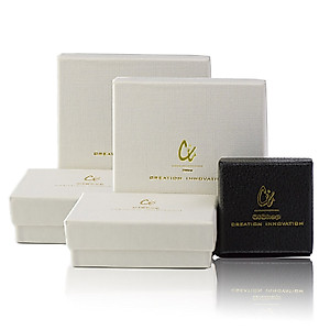 CISHOP Crescent Moon Necklace High Polished Sterling Silver Pendant Necklace for Women Jewelry