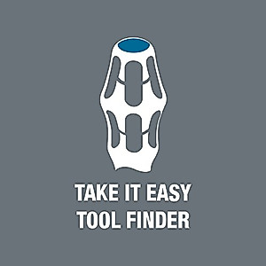 Wera - 5023105001 Kraftform Plus 354 Hex-Plus 2mm Hexagon Professional Screwdriver, 3" Shaft Length