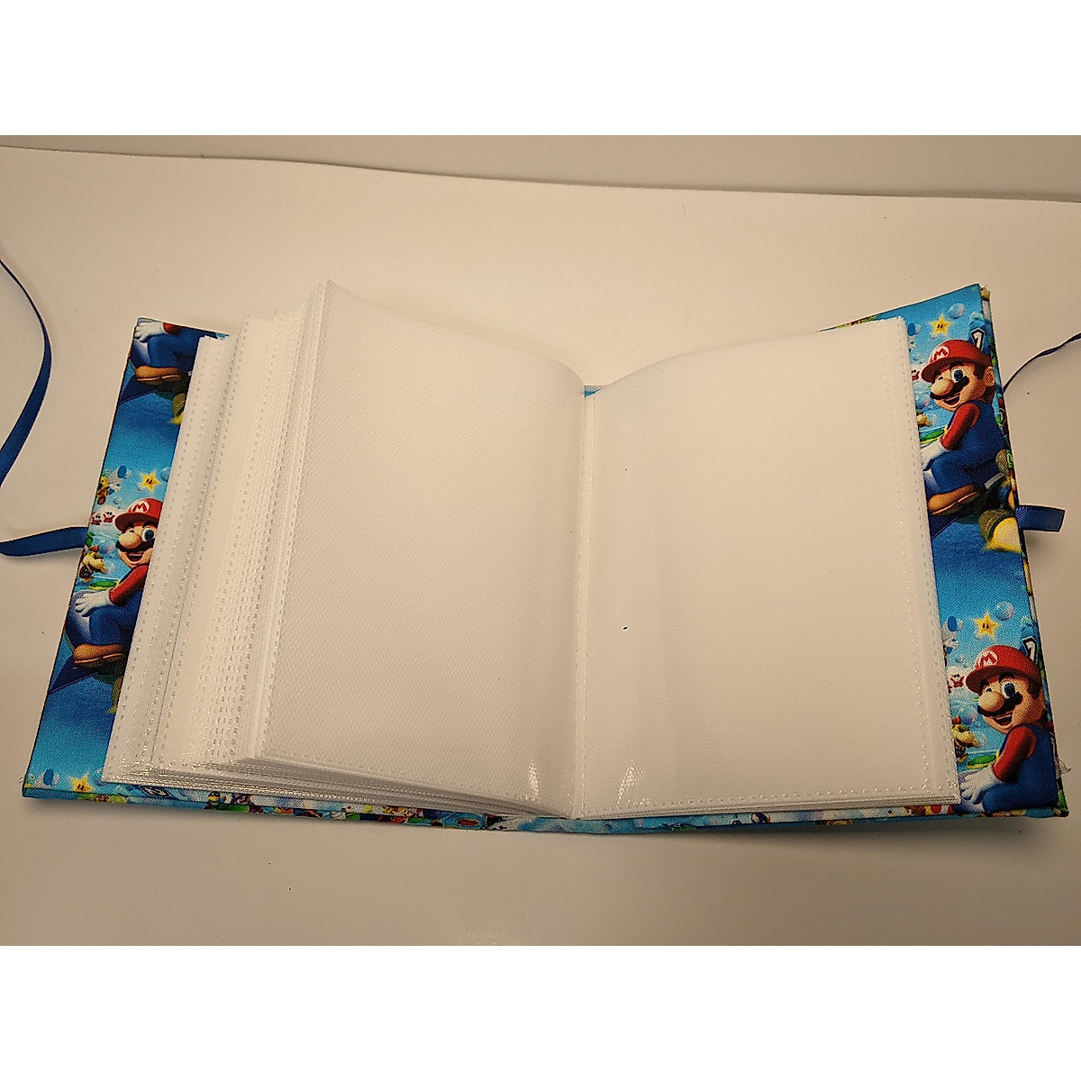 New!!! Custom Mario Brothers Photo Album 3 - Holds 100 4x6 Photos - Handmade Gamer Photo Album