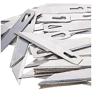 Stanley 1-11-221 Slim knife Blade "No.5901"(50 Piece), Silver