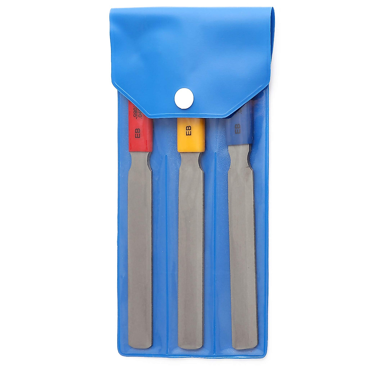 Holmer Bass Guitar Nut Files Double Edge Nut Slotting Files Set Fret Crowning Files Luthier Tools for P Bass Jazz Bass Guitar Set of 3Pcs.