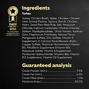 CESAR Soft Wet Dog Food Filets in Gravy Turkey Recipe, (24) 3.5 oz. Easy Peel Trays