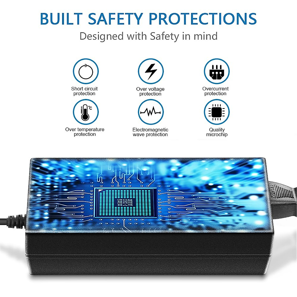SHNITPWR 24V DC Power Supply 24 Volt 5A 120W Power Adapter 100V~240V AC to DC Converter Transformer 5.5x2.5mm Plug for 5050 3528 LED Strip Light 3D Printer LED Driver CCTV Security System LCD Monitor