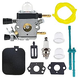 Aylux BG55 Carburetor with Air Filter Tune Up Kit for Stihl BG45 BG46 BG55 BG65 BG85 SH55 SH85 BG55C BG55Z BG85C Leaf Blower Parts Replace 4229 120 0606 Zama C1Q-S68 C1Q-S64