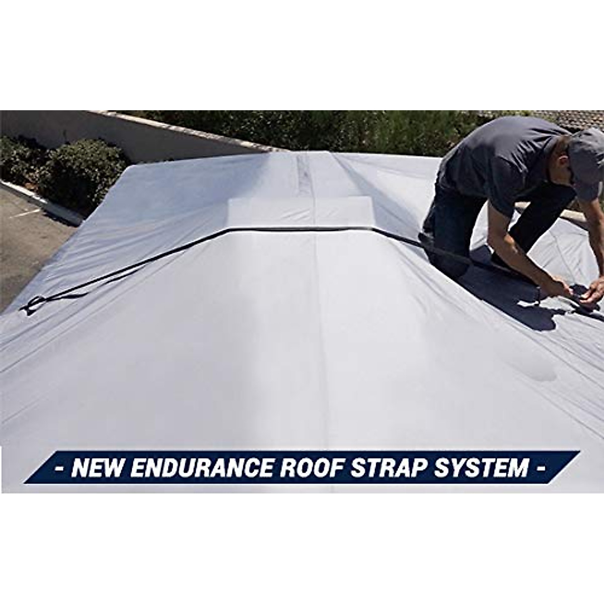 Eevelle S2 Expedition Class C RV Cover - Waterproof, Marine Grade, Heavy Duty, Durable - 21 - 22 ft - 23 - 24f ft - 25 - 26 ft - 27 - 28 ft - 29 - 30 ft - 31 - 32 ft