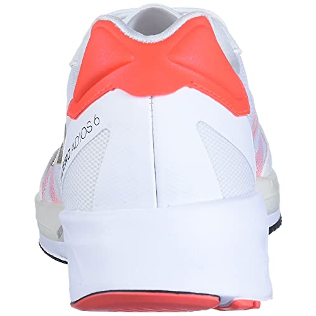 adidas Adizero Adios 6 Running Shoe - Women's FTW White/Gold Metallic/Solar Red, 6.5