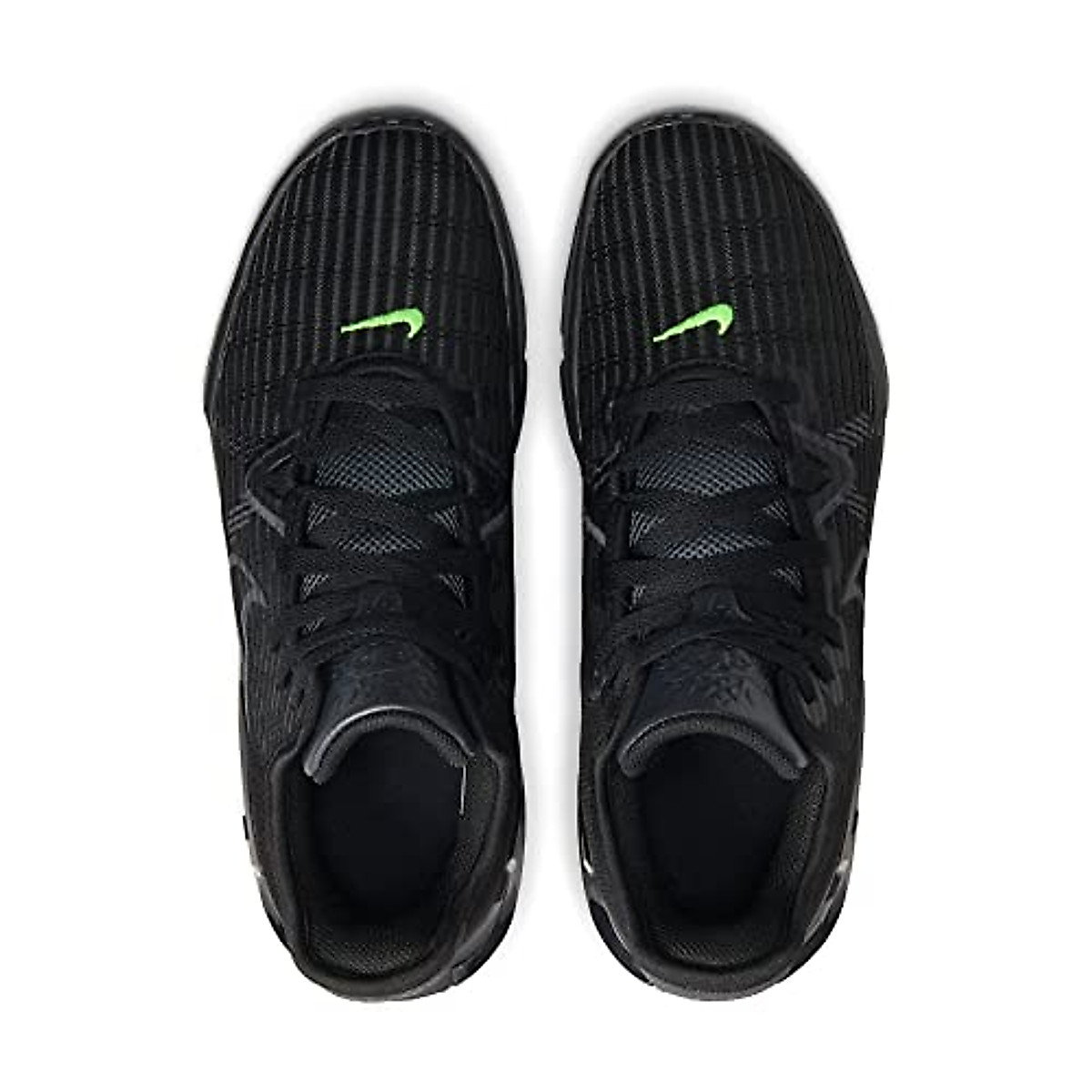 Nike Lebron Witness VI Mens Basketball Trainers Cz4052 Sneakers Shoes, Black/Black-Anthracite-Volt, 12 M US