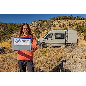 Battle Born Batteries LiFePO4 Deep Cycle Battery - 100Ah 12v Lithium Battery w/Built-In BMS - 3000-5000 Deep Cycle Rechargeable Battery - RV/Camper, Marine, Overland/Van, and Off Grid Applications