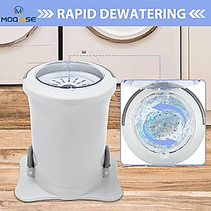 MOQNISE Manual Clothes Dryer 12L Portable Manual Clothes Dehydrator, Freestanding Non electric Laundry Dryer for Camping Business Trips Apartments and Dorms