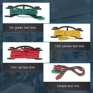 Digital Earth Ground Resistance Tester Multimeter Resistance Measurer 0-2000 Ohm