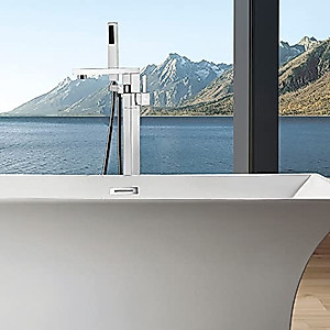 Freestanding Bathtub Faucet with Hand Shower