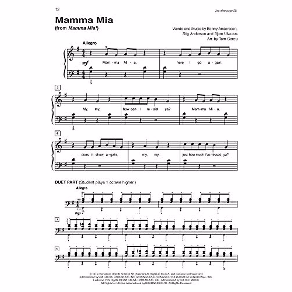 Alfred's Basic Piano Library -- Popular Hits, Bk 1B (Alfred's Basic Piano Library, Bk 1B)