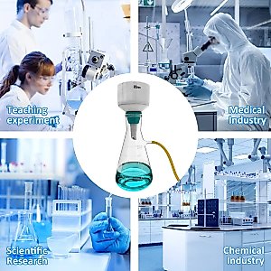Buchner Funnel Filter Flask Set with 1000ml Filter Bottle and 80mm Buchner Ceramic Funnel Which Used in Laboratory