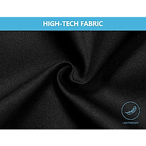 Little Donkey Andy Women's Lightweight Softshell Vest, Hooded Windproof Sleeveless Jacket for Golf Travel Hiking Running Black L