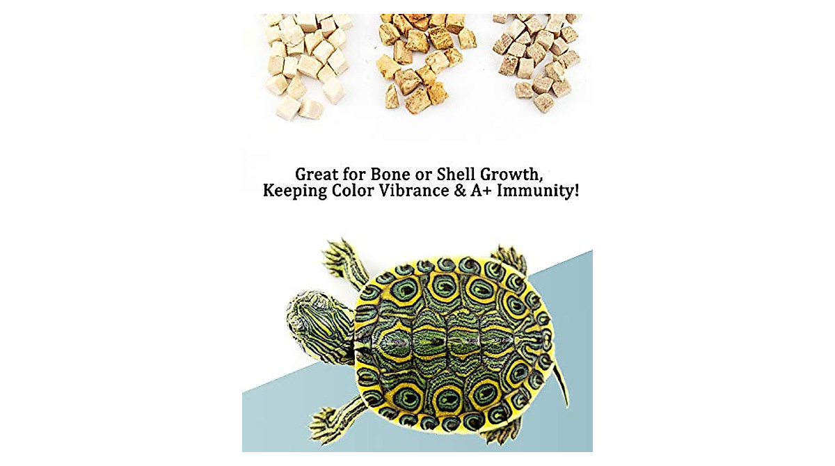 BNYEE 3 in 1 Turtle Treats - Natural Freeze Dried Food