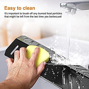 Hisencn Grill Replacement Parts for Pit Boss Memphis Ultimate 4-in-1 Gas & Charcoal Combo Grill, Porcelain Steel Heat Tents, Stainless Steel Burners for Pit Boss Smoker and Charcoal Grills,3-Pack