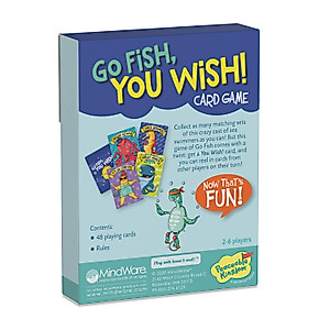 Peaceable Kingdom Go Fish You Wish! - Card Game Twist on Classic Go Fish - Perfect for Boys & Girls 4 & up - Great Game Night Activity for Families with Kids