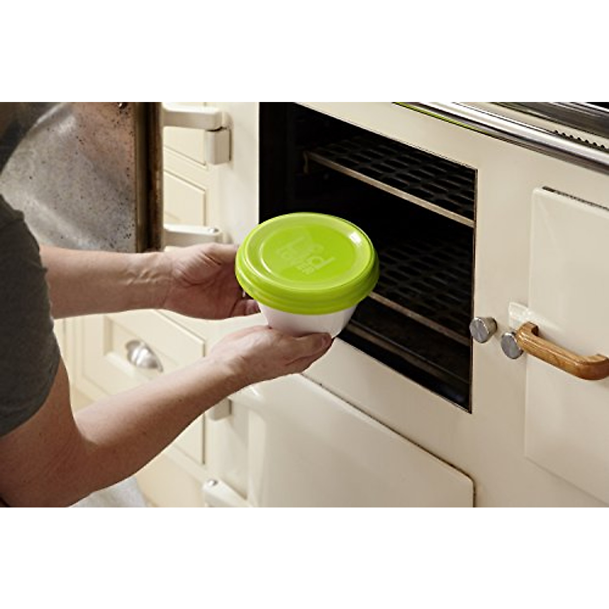 LidLover 5"-7" and 7"-9" Silicone Lid, Green - Set of 2