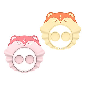 FOMIYES Infant Shower Cap 2pcs Children's Ear Protection Shower Cap Shampoo Cap Visor Water Shower Visor Bathing Shower Caps Kids Wash Hair Cap Baby Mouthwash Cup Take a Bath Eva