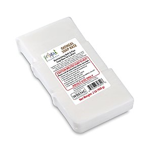 Primal Elements Oatmeal - Moisturizing Melt and Pour Glycerin Soap Base for Crafting and Soap Making, Vegan, Cruelty Free, Easy to Cut - 2 Pound