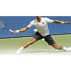 CIMERAC 4 Pack Tennis Training Ball Self-Study Practice Exercise Tennis Ball Rebound Ball with String for Tennis Trainer