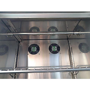 Kolice Commercial Beef Aging Showcase Freezer, Dry Aging Beef Fridge and Cabinet, Steak Aging Machine,Commercial Steak Ager-168L, 3 Tiers,Temperature Range: -5℃~ to 10℃ (23℉ to 50℉)