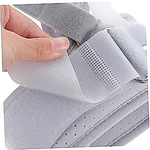 LALAFINA Foot Valgus Immobilizer Leg Brace Ankle Pain Support Moldable Night Splint White Orthotics for Plantar Fasciitis Lightweight Drop Foot Brace Foot Support Home Drop Foot Brace
