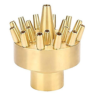 Fdit Pond Fountain Head, Garden Water Fountain Spray Nozzle Sprinkler Head Female Thread 1in