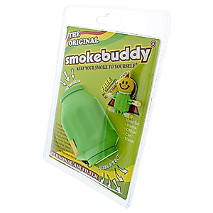 Smoke Buddy Personal Air Purifier Cleaner Filter Removes Odor - Lime Green