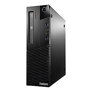 Lenovo Think Center M93P SFF Desktop PC,Intel Quad Core I5-4570 up to 3.6G,16GB, 360GB SSD,DVD,WiFi,BT 4.0,HDMI,USB 3.0,VGA,DP Port,W10P64 (Renewed)-Support-English/Spanish