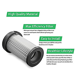 Air Filter Replacement for Eye-Vac Pre-Motor & Exhaust EV-EF & EV-PMF Fit EYE-VAC PRO EyeVac Pet Professional Automatic Touchless Stationary Vacuum VA-00021X VA-51003X