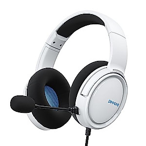 BINNUNE Gaming Headset with Mic for PS5 Xbox Series S|X PS4 Xbox One PC Switch, Wired Audifonos Gamer Headphones with Microphone Playstation 4|5 Xbox 1