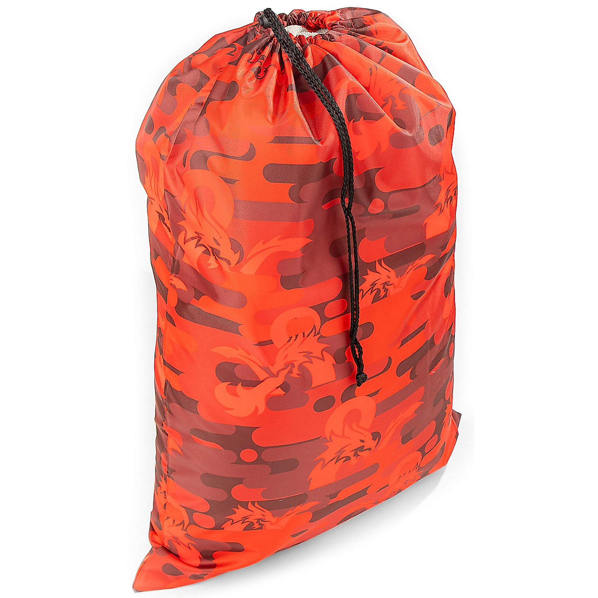 Dungeons & Dragons Ampersand Red Drawstring Laundry Bag - Oversize Durable Storage/Travel Bag for Home or College - Measures 21 x 32 inches (Official Dungeons & Dragons Product)