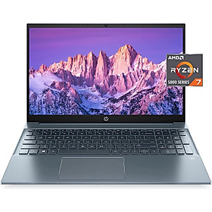 2022 Newest HP Pavilion 15.6" FHD 1080P IPS Laptop, 8-Core AMD Ryzen 7-5700U(Up to 4.3GHz, Beat i7-1180G7), 16GB RAM, 512GB NVMe SSD, Numpad, HDMI, WiFi, USB-A&C, Fast Charge, Audio by B&O, Win11