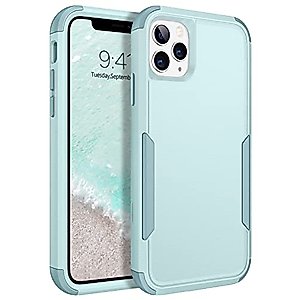 BENTOBEN iPhone 11 Pro Case, 3 in 1 Heavy Duty Rugged Hybrid Shockproof Hard PC Soft TPU Bumper Non-Slip Protective Girls Women Boy Men Phone Cases Cover for iPhone 11 Pro 5.8 Inch, Mint Green