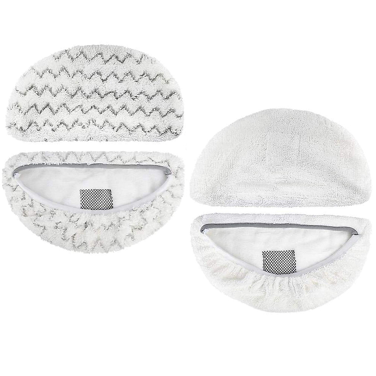 ZNBHEPA 4 Pack Replacement Pads for Bissell Powerfresh Hard Floor Steam Cleaner 1940 1440 1544 1806 2075 Series Steam Mop Compare to Part # 5938 & 203-2633.