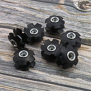 Create idea 10PCS Bike Headset Star Nut Bicycle Fork Star Nut Fit for 28.6mm (1-1/8 inch) Front Fork Mountain Bicycle Road Bike Hybrid Bike Cycling Components Parts
