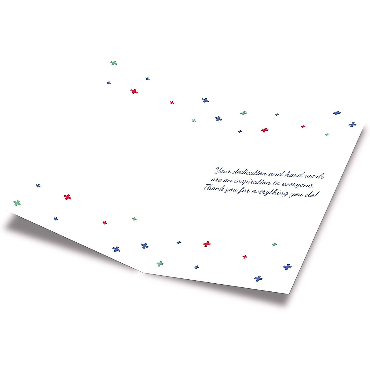 Prime Greetings 6 Pack Thank You Cards For Healthcare, Nurse, Doctor, Made in America, Eco-Friendly, Thick Card Stock with Premium Envelope 5in x 7.75in, Packaged in Protective Mailer