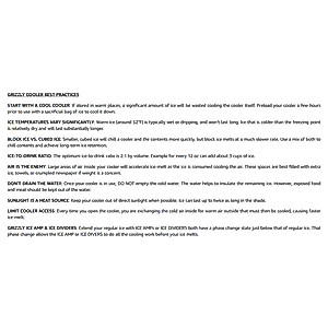 Grizzly 15 Cooler | 15 qt Ice Chest Durable Rotomolded Insulated | Made in USA | Warranty for Life | for Beach Boat Camping Fishing Hunting | G15 | Light Blue…