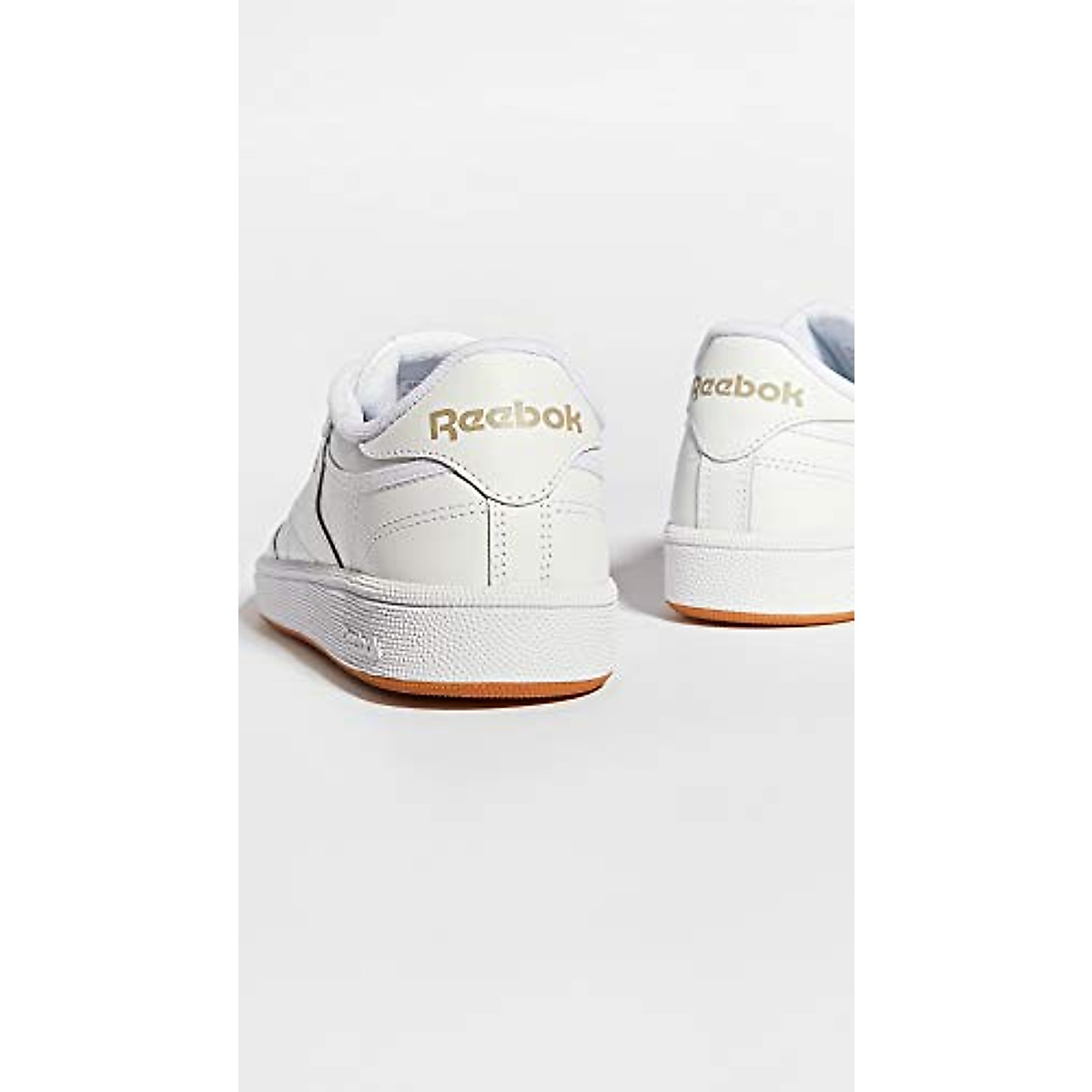Reebok Women Club C 85 Sneaker, White/Light Grey/Gum, 7.5