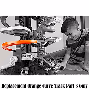 Hot Wheels Replacement Parts City Ultimate Garage GJL14 - Die-Cast Cars Playset ~ Replacement Track Part #3 - Orange Curve