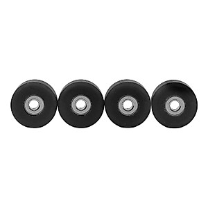 Teak Tuning Apex 71D Urethane Fingerboard Wheels, New Street Shape, 7.7mm Diameter, Ultra Spin Bearings - Made in The USA - Forged Grey Colorway