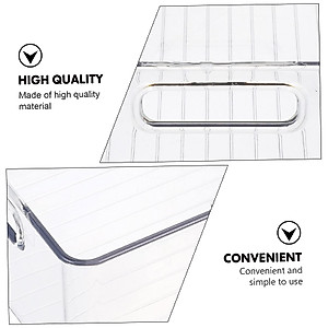 Hoement Home Gadgets Box Box Storage Basket Without Lid Storage Box Books Storage Rack Refrigerator Container The Pet Plastic Containers