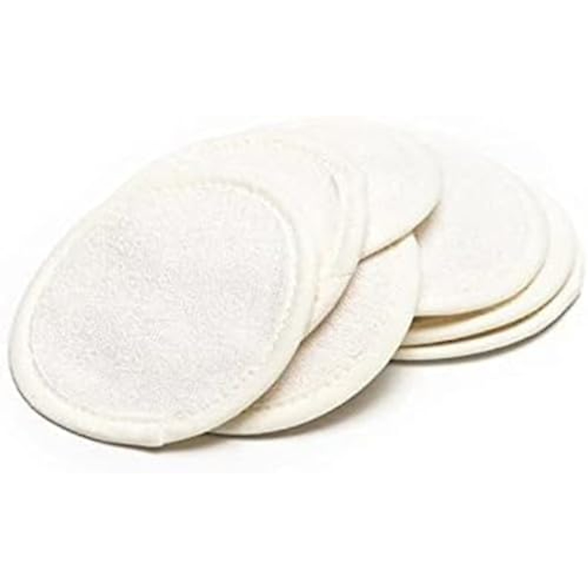 Kitsch Reusable Cotton Rounds for Face - Eco-Friendly Cotton Pads for Makeup Removal | Organic & Reusable Eye Makeup Remover Pads | Holiday Gift | Face Pads for Toner with Reusable Travel Pouch, 7pcs